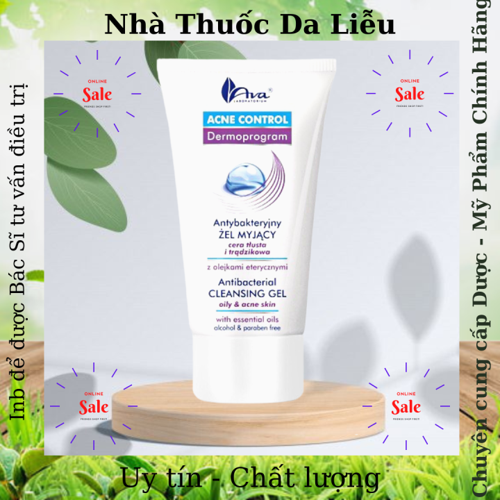 [Hàng Công Ty Có Tem Phụ] Sữa rửa mặt AVA Acne Control Antibacterial ...