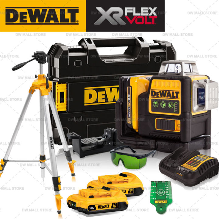 DeWALT 12Lines/16Lines Adjustable Laser Level 360 Rotary Cross Auto ...