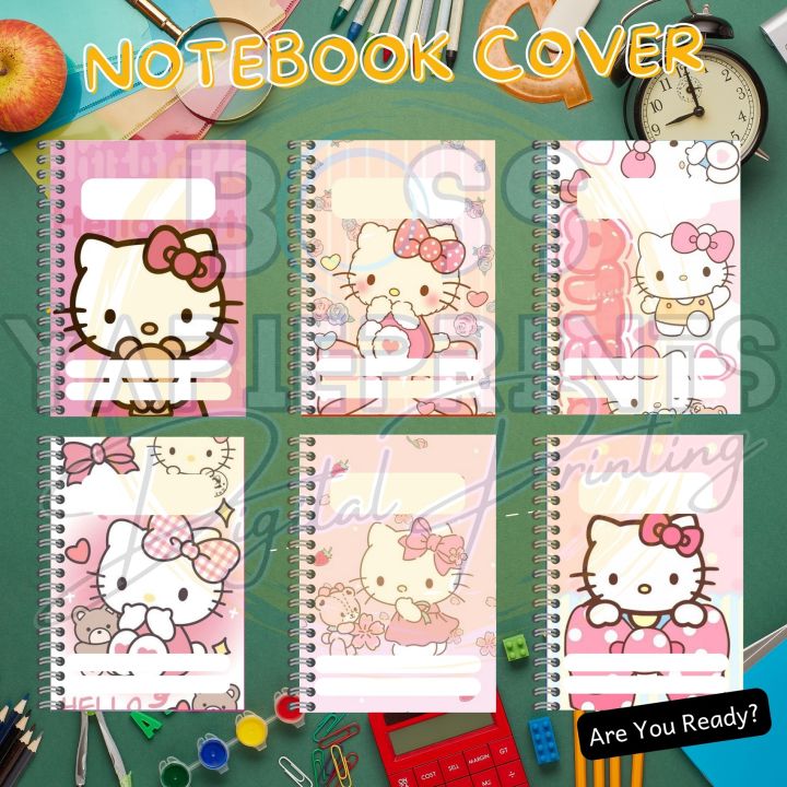 HELLO KITTY PERSONALIZED NOTEBOOK COVER WITH NAME, SUBJECT, AND SECTION ...