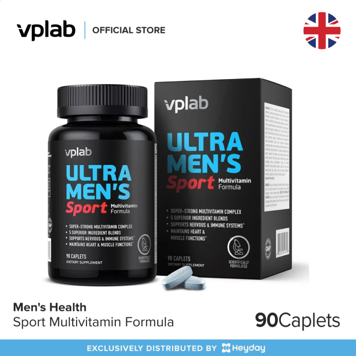 vplab Ultra Men's Sport Multivitamin Formula 90 caplets | Lazada PH