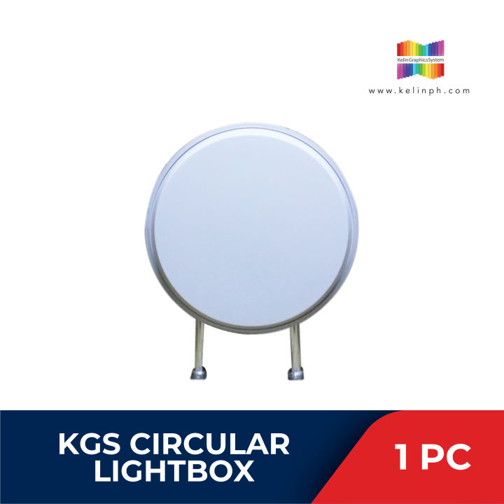 KGS Portable Advertising LED Lightbox ROUND Outdoor Signage/ Business ...