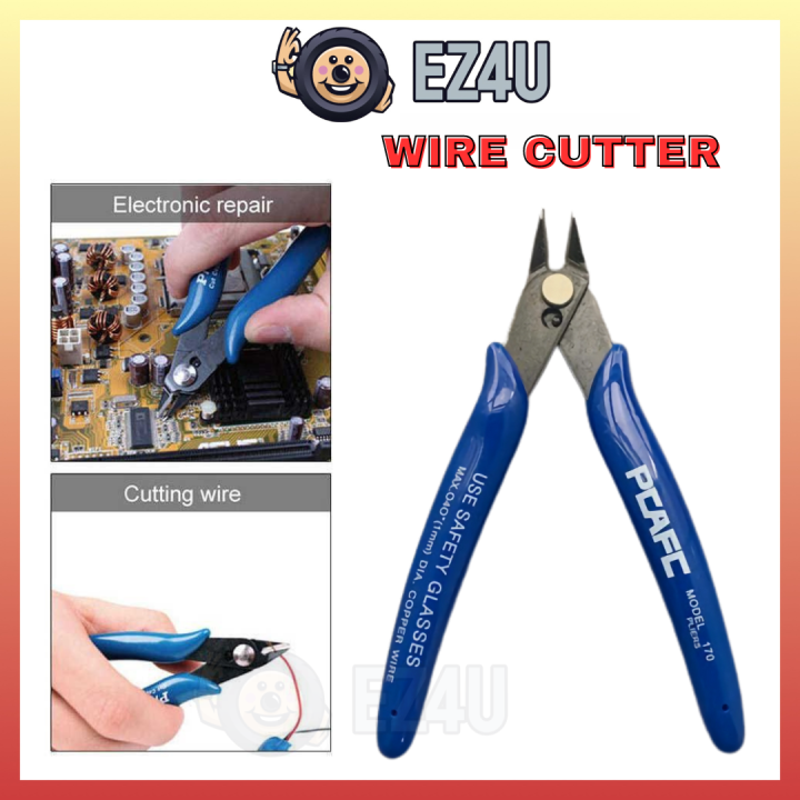 [EZ4U] 1PCS Wire Cutter Precision Cutting Pliers Electrical Cable ...