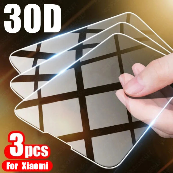 3pieces Original Tempered Glass For Xiaomi 13 12 Mi 11 Lite 5g Ne 13t
