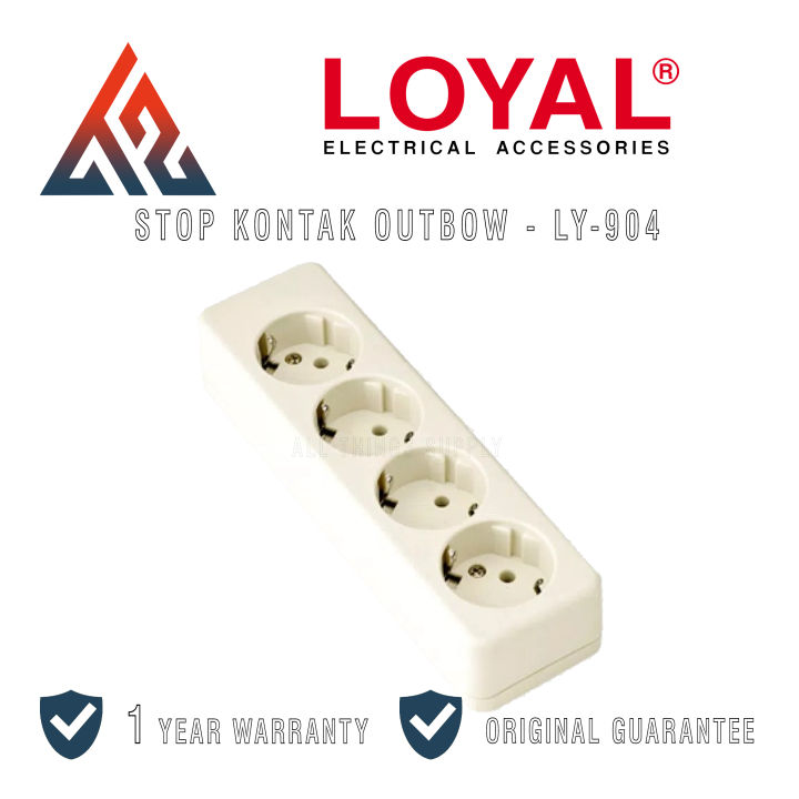 Loyal Stop Kontak 4 Lubang Colokan Arde Outbow OB Multi Outlet - LY-904 ...