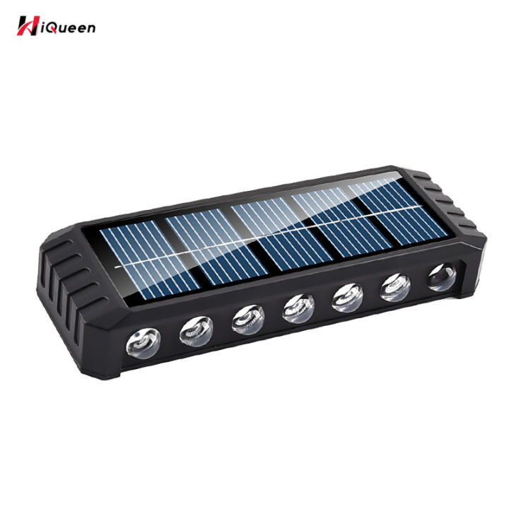 Hiqueen【สต๊อกพร้อมแล้ว】📣โคมไฟติดผนังพลังงานแสงอาทิตย์14LED กลางแจ้งกัน ...