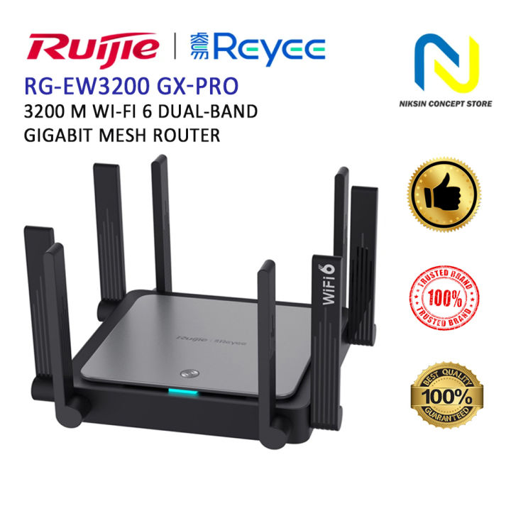 REYEE RG-EW3200GX PRO 3200M WI-FI 6 DUAL-BAND GIGABIT MESH ROUTER | Lazada