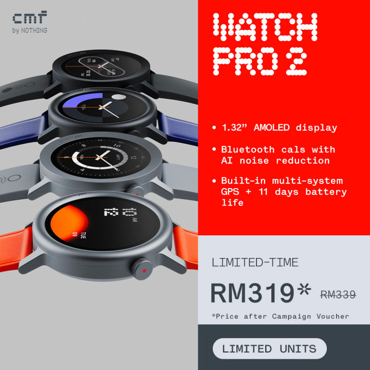 [VALUE] CMF Watch Pro 2 | Interchangeable Bezel | 100+ Watch Faces ...