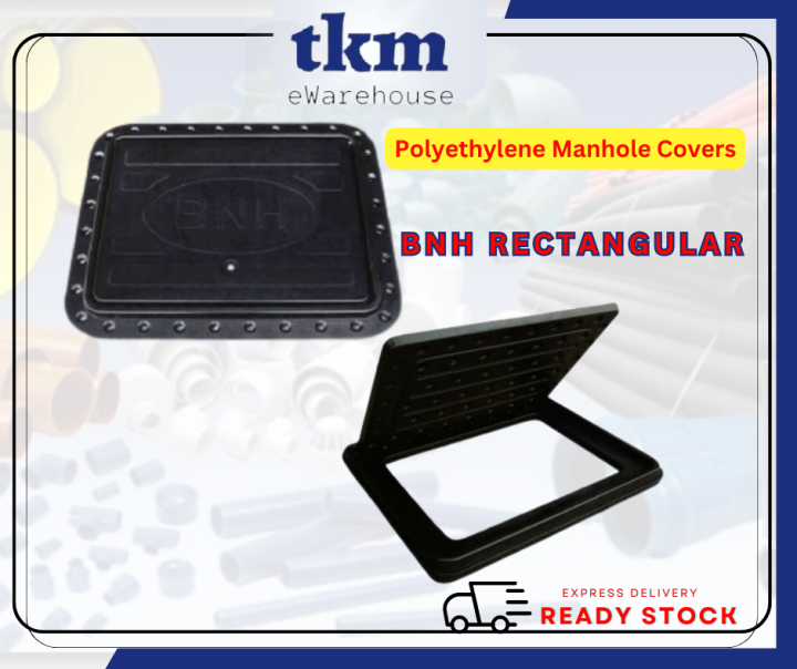 [TKM] SEWERAGE MANHOLE COVER MAN-HOLE BRAND BNH POLY HDPE Manhole Cover ...