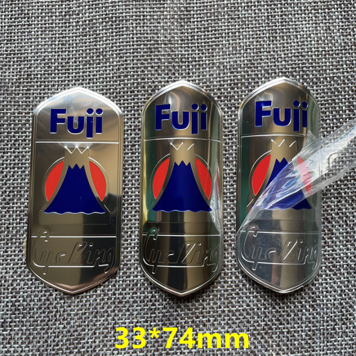 LTMANO New Arrvial FUJI Alloy Head Badge Decals Sticker FOR BMX Bicycle ...