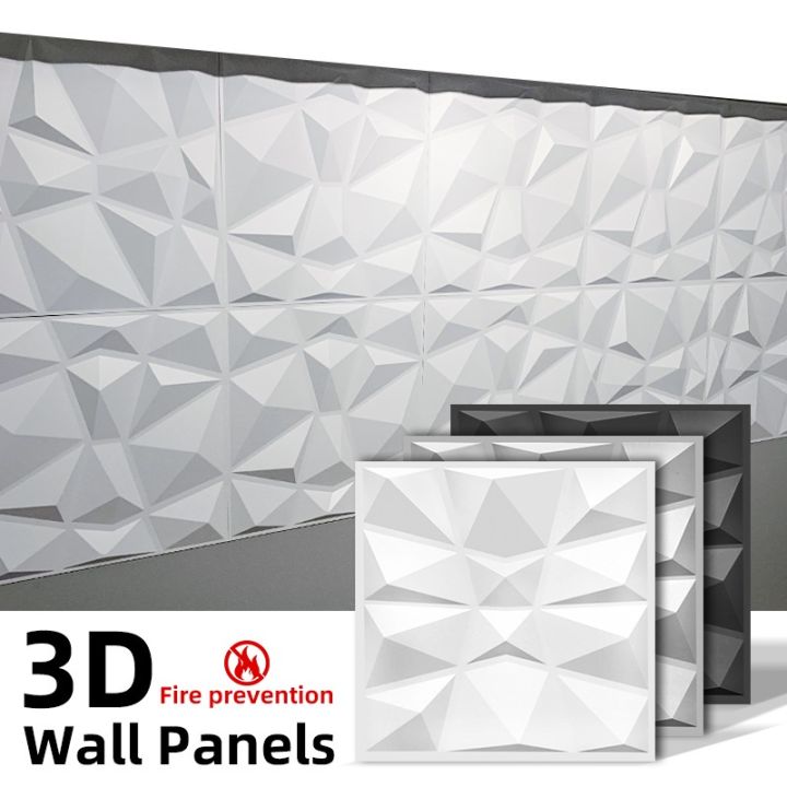 Pvc Wall Panel 3D Wallpaper Wall Design decor Home Living Room ...