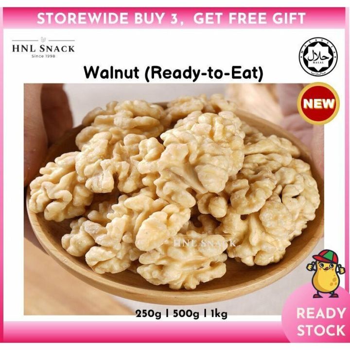 H&L 100% Natural Walnuts 1kg Raw Walnut NOT Roasted (Ready to Eat) No ...