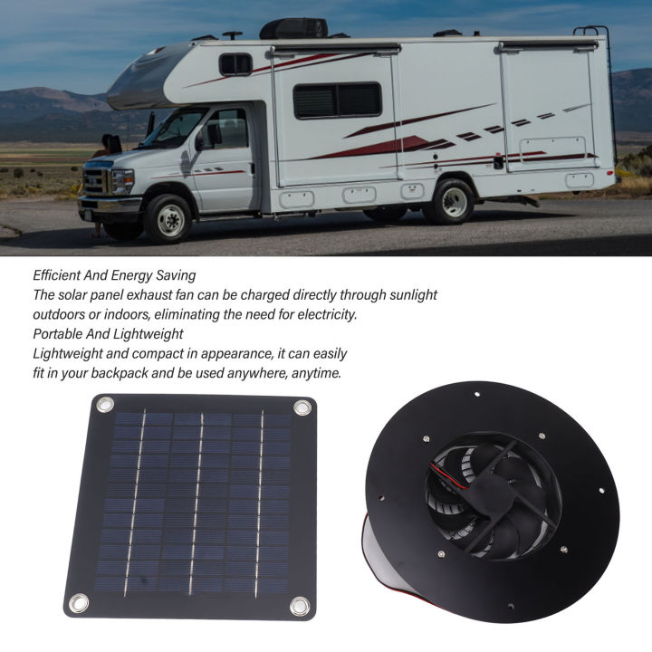 Solar Attic Fan 20W Solar Powered Exhaust Fan for RV | Lazada PH