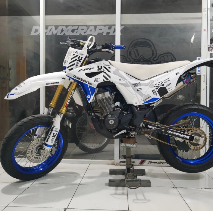 Decal crf keren Decal crf 150l supermoto | Lazada Indonesia