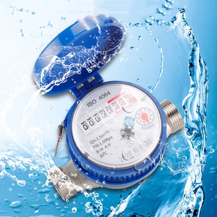 Heavy Duty Water Meter 1/2 Brass Type (Submeter) / Sub meter Anti ...