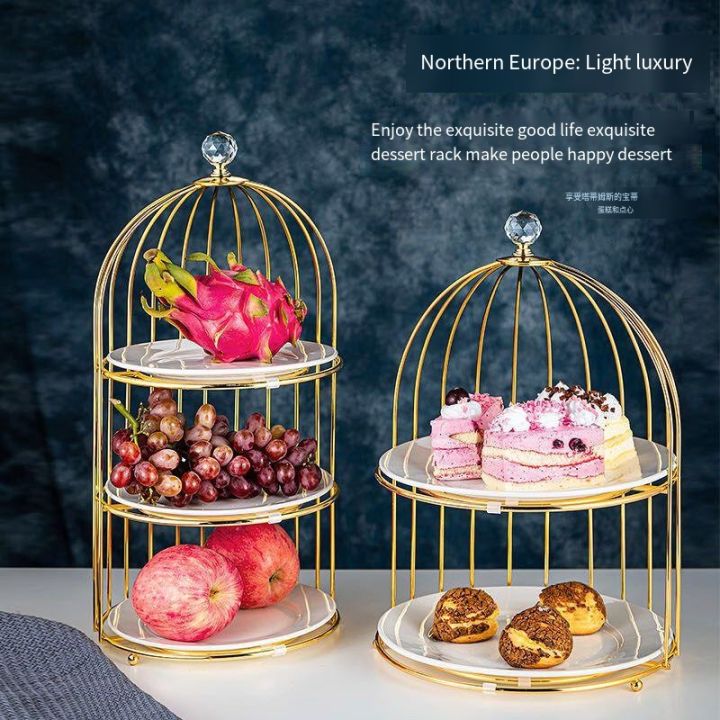 Fashion New Cake Rack Stand Afternoon Tea Luxury Cake Stand Wedding ...