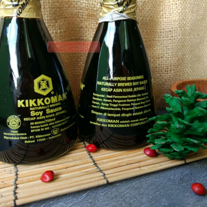 Kikkoman Soy Sauce Shoyu - Kecap Asin Jepang Halal 150ml Dispenser ...