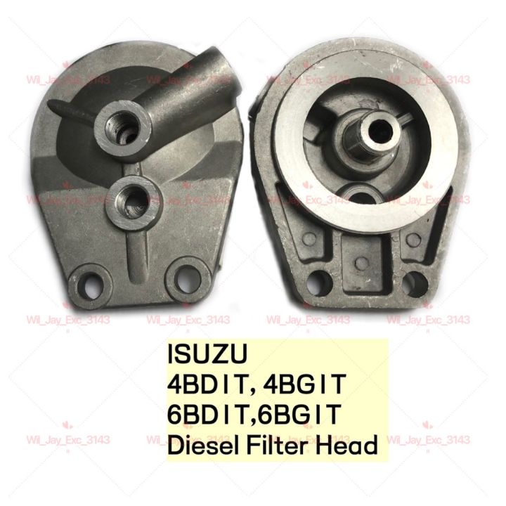 DIESEL FILTER HEAD ISUZU ENGINE 4BD1T,4BG1T,6BD1T,6BG1T 1-13212108-0 ...
