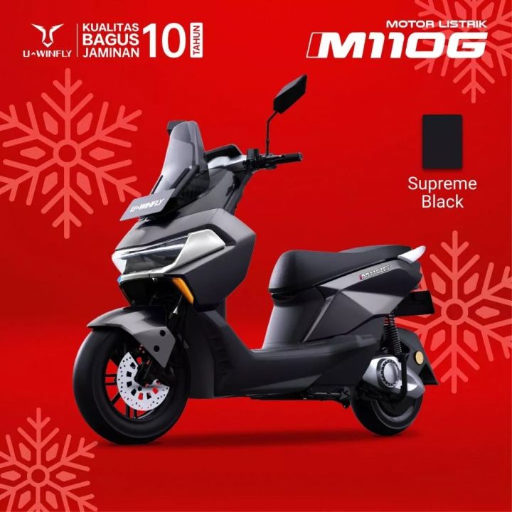 Motor Listrik Uwinfly M110G Fast Charging Swab Baterai 74V/30Ah MP 3000 ...