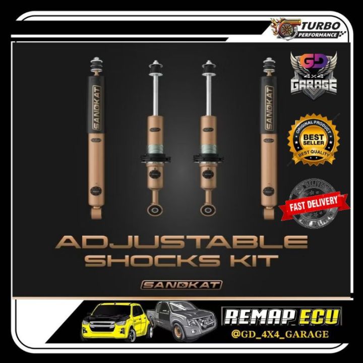 SANDKAT 8 STAGE HI LOW SOFT HARD ADJUSTABLE SHOCK ADJUSTABLE ABSORBER ...