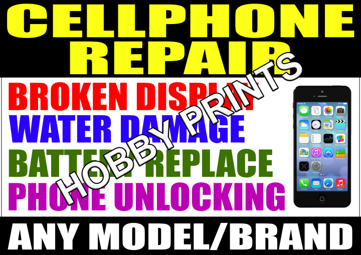 Cellphone Repair Laminated Signage Laminated Sign | Lazada PH