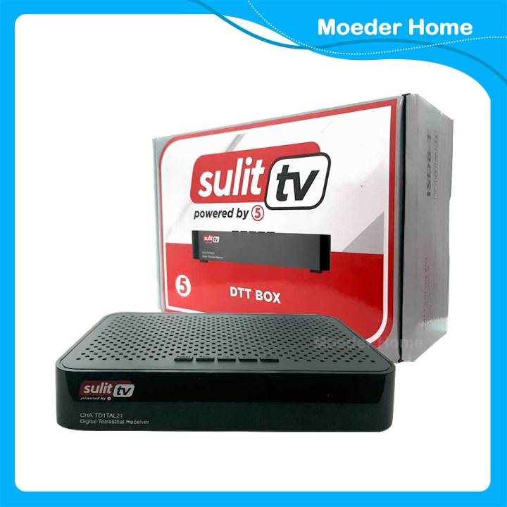 SULIT TV Powered by TV5 DTT BOX DIGITAL TERRESTRIAL RECEIVER | Lazada PH