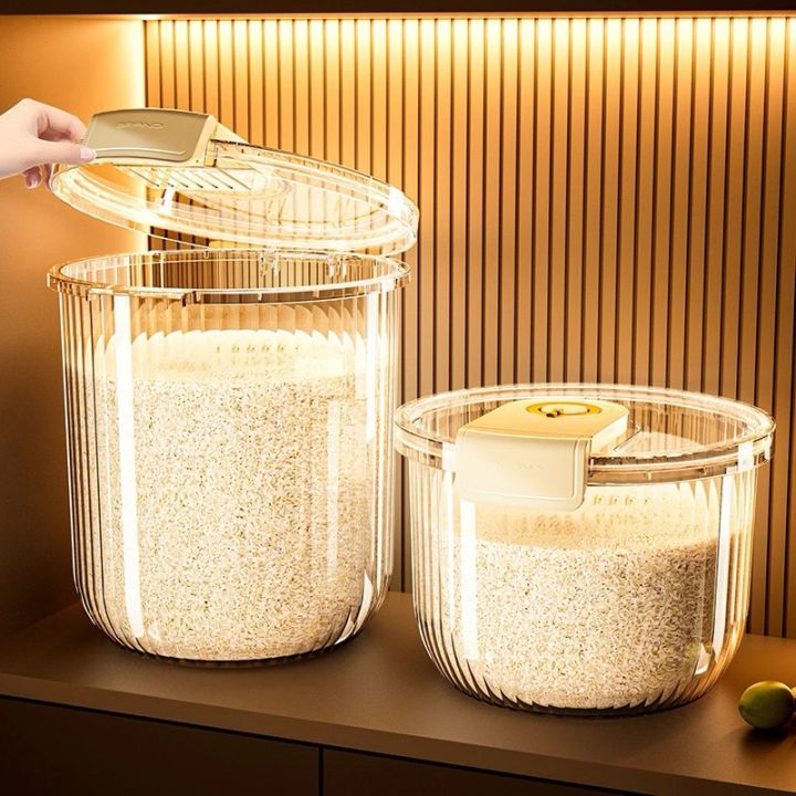 Alby Mart Rice Dispenser Kotak Beras Wadah Tempat Penyimpanan Beras ...