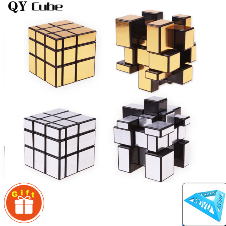 QiYi Mirror Cube 3x3x3 Magic Cube Speed Cubo Professional Puzzle Cubo ...
