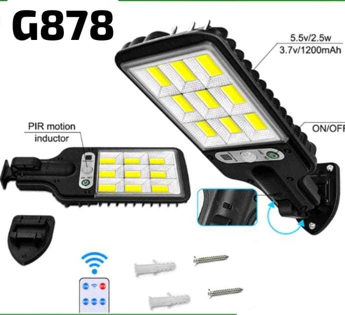 G878 LAMPU SOLAR LED PJU CELL OUTDOOR LAMP TENAGA SURYA MATAHARI CAHAYA ...