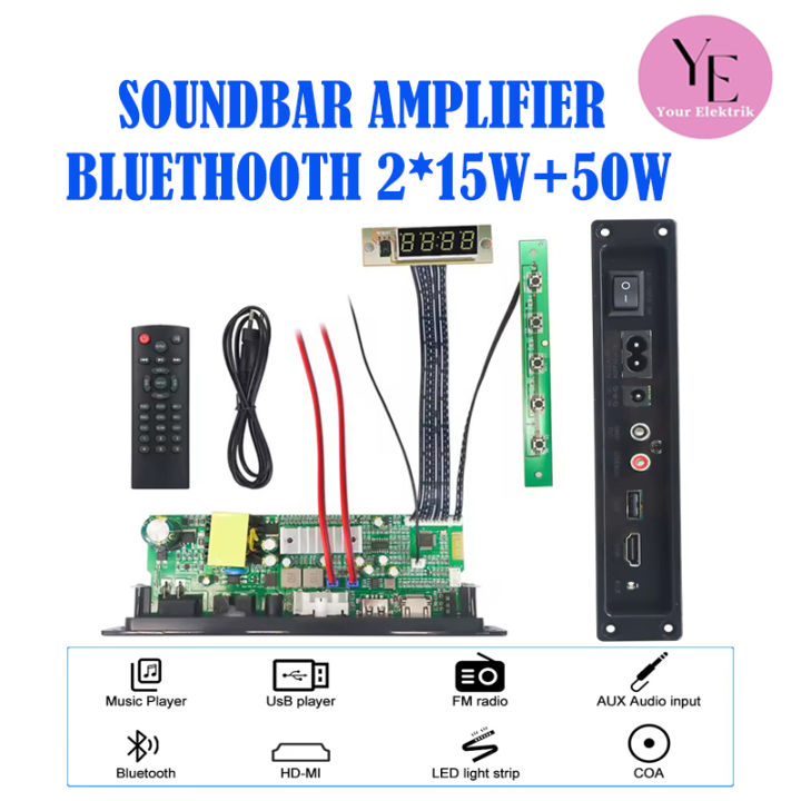 Vire Modul Soundbar Amplifier Bluetooth 2*15W+50W Subwoofer Modul ...