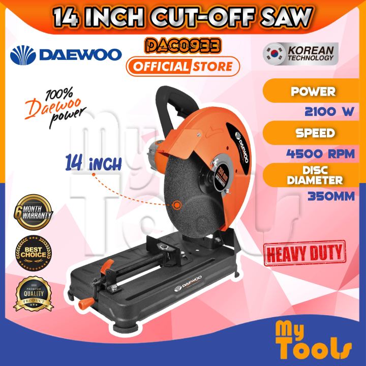 Mytools DAEWOO 14 INCH CUT-OFF SAW DAC0933 | Lazada