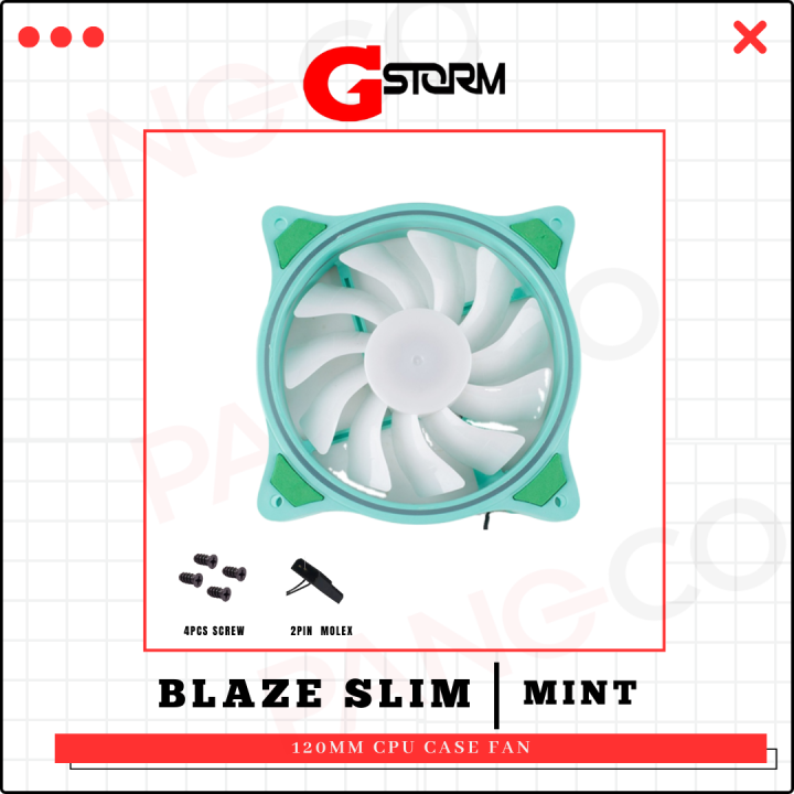 Gstorm BLAZE SLIM RING MINT CYAN | NEO MINT | darkFlash DLM22 120mm PC ...