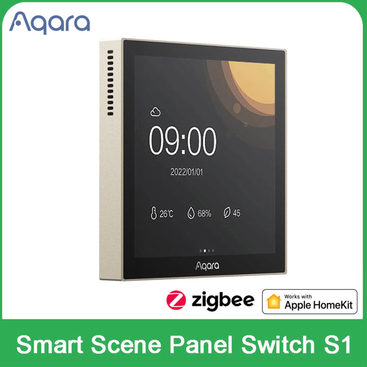 Aqara Smart Scene Panel Switch S1 Zigbee 3.0 3.95 inch Touch Screen AI ...
