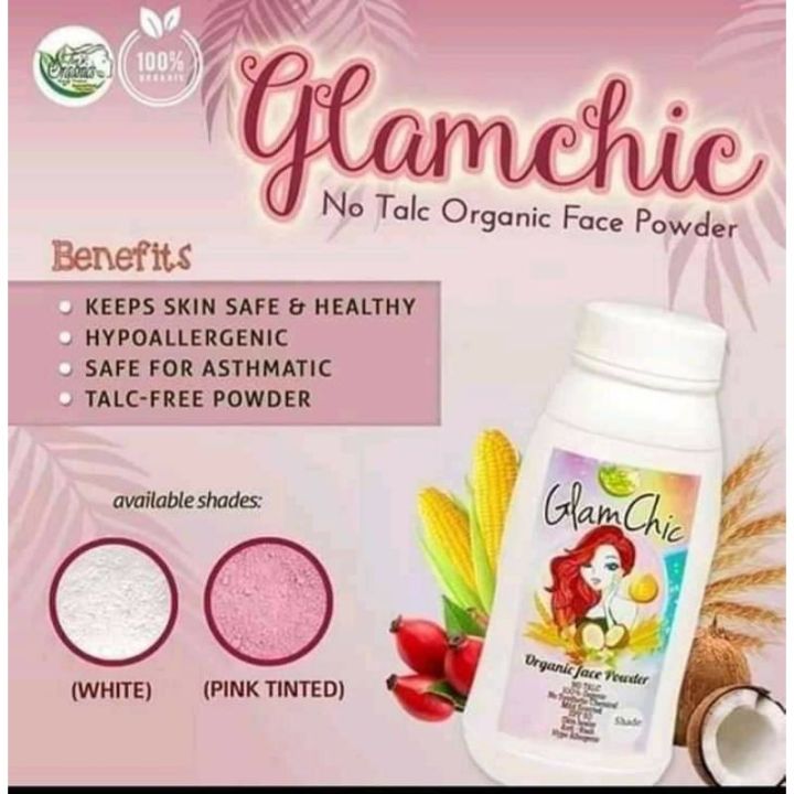 Glamchic Organic Talc- Free Face and Body Powder | Lazada PH