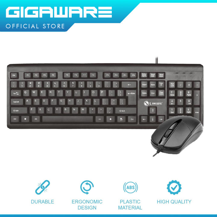 Gigaware Limeide T15 Basic Keyboard and Mouse | Lazada PH