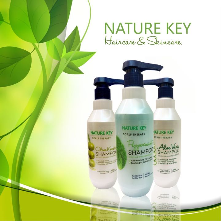NATURE KEY Scalp Therapy Shampoo 450ml | Lazada Singapore