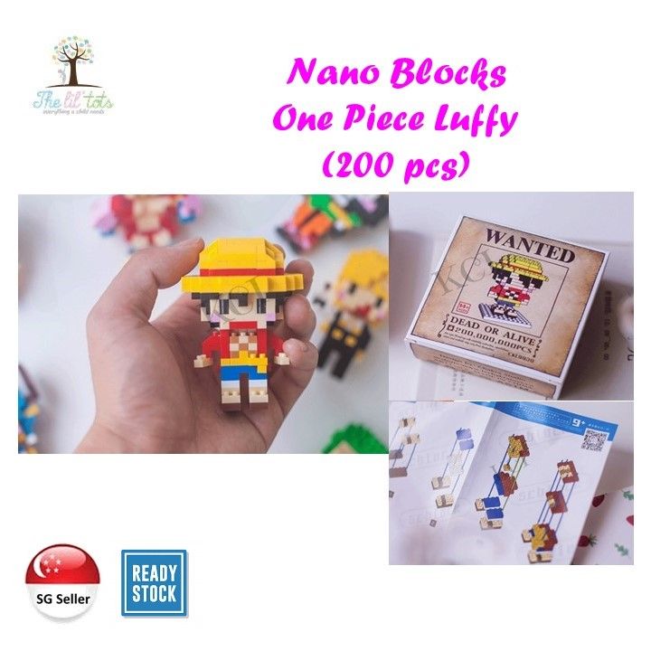 Nano Block Building Blocks One Piece Luffy 200 pcs Educational Toys ...