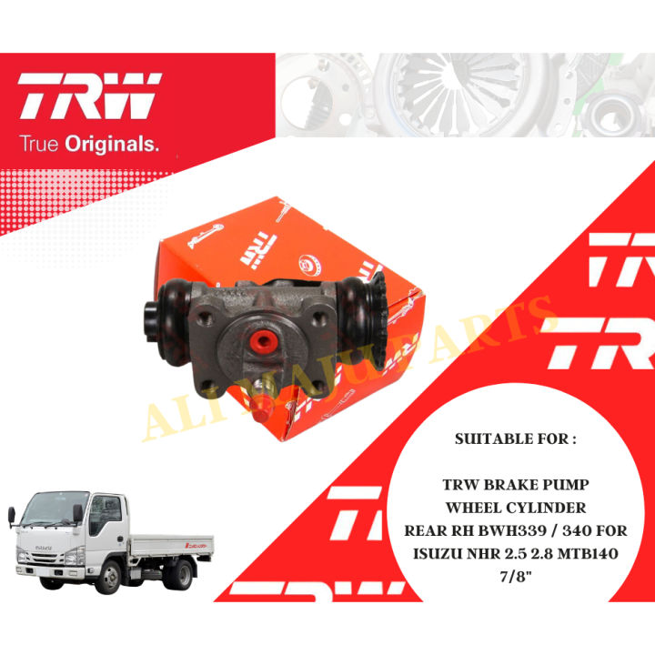 TRW Brake Pump Wheel Cylinder Rear RH BWH339/340 / LH BWH341 for Isuzu ...