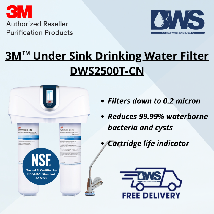 3M Under Sink Drinking Water Filter DWS2500T-CN | Lazada