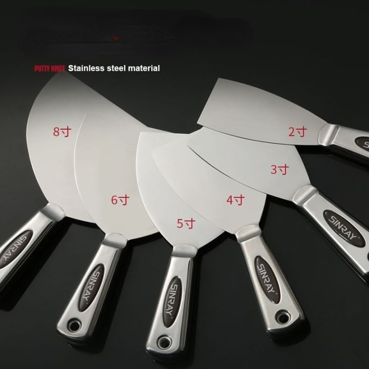 Stainless Steel Integrated Putty Scraper Spatula Putty Painter Paint ...