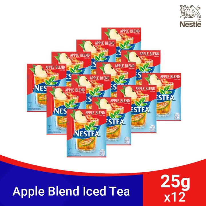 NESTEA Apple Blend Iced Tea 25g - Pack of 12 | Lazada PH