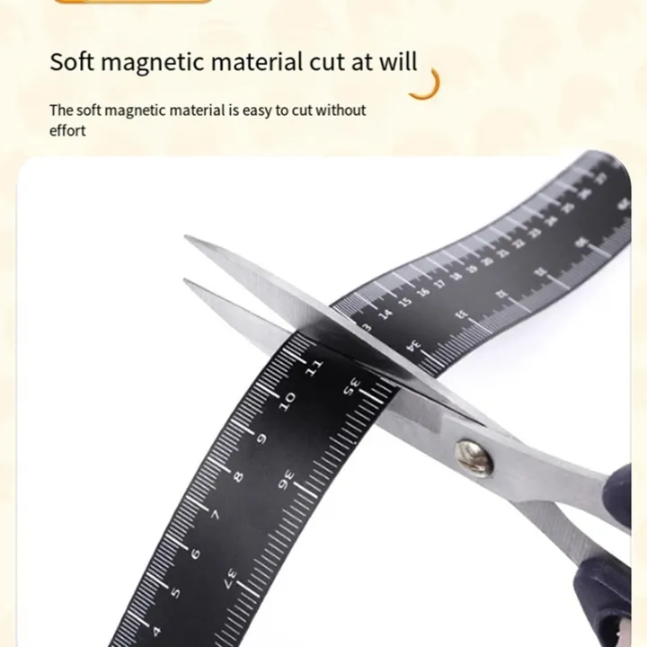Flexible Magnetic Ruler with Both Inches and Centimeters Magnetic Ruler ...