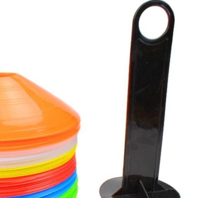 10pcs/set Soccer Discs Bucket Marker Fitness Training Sign Flat Cones ...