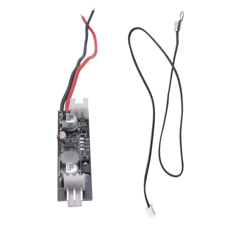2 3 Wire Dc 5v 12v Pwm Fan Speed Controller Governor 50k Temperature Probe Sensor 40cm