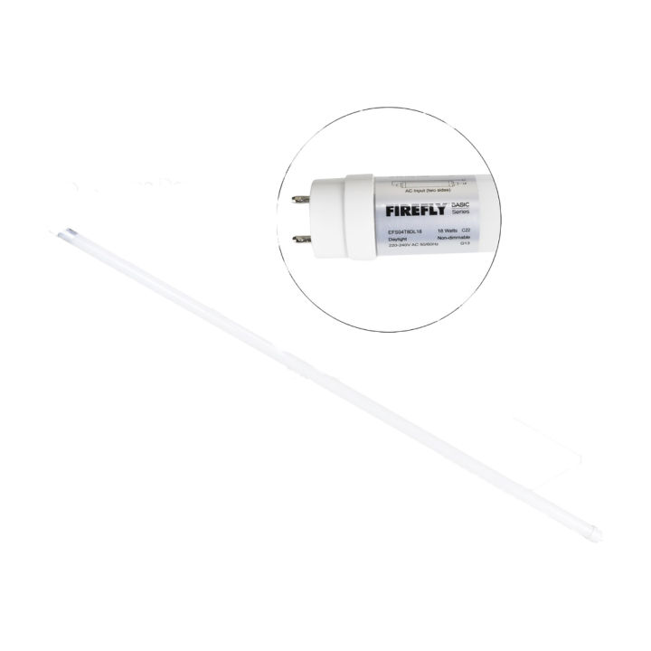 FIREFLY Original T8 Tube-Double-Ended (18W / 220-240V) Daylight ...