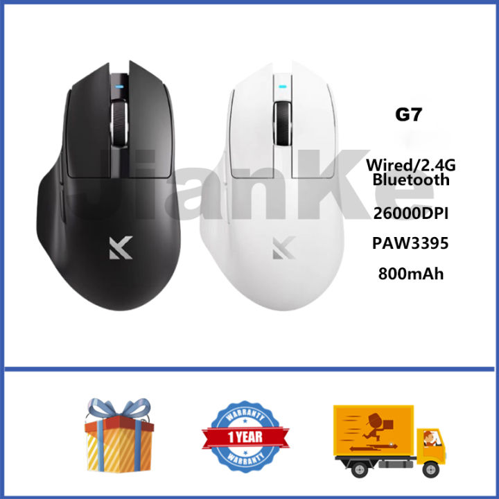 （In stock）MCHOSE G7 Wireless Mouse PAW3395 26000DPI Lightweight Three ...