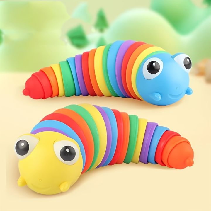 Fidget Slug Toy, Sensory Slug Fidget Toy For Kids And Adults, Cute ...