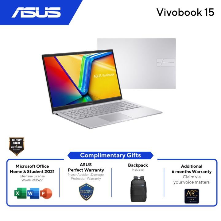 Asus VivoBook A1504V-ABQ353WS Laptop (Silver) | i5-1335U | 8GB RAM ...