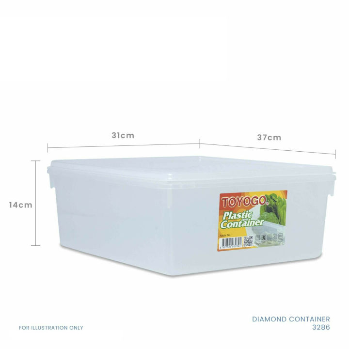Toyogo 32 series DiamondFood Container Multipurpose Plastic Box Bekas ...