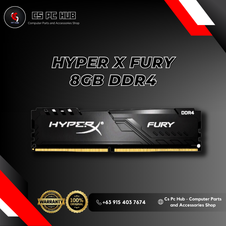 HYPER X FURY 8GB/16GB DDR4 | Lazada PH