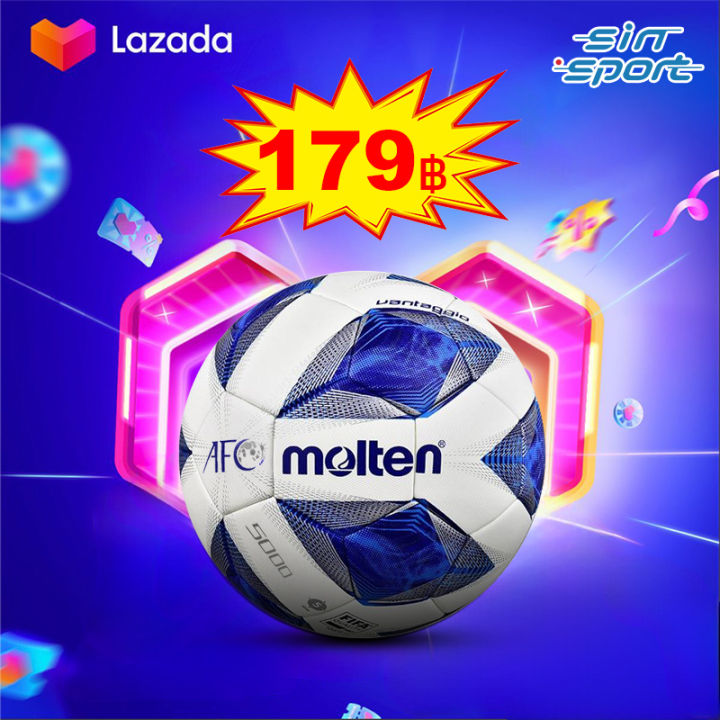 2024 Molten F5A5000-FIFA ฟุตบอลเบอร์ 5 Soccer ball ลูกฟุตบอลหนังPU ...